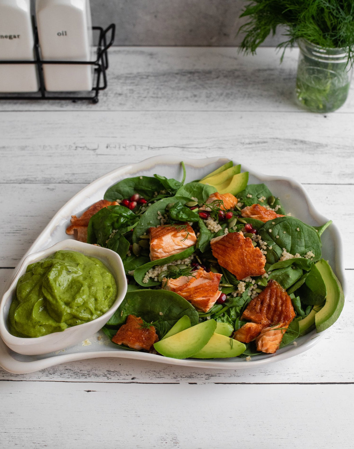 Spinach and Quinoa Salad — Living with Ivey
