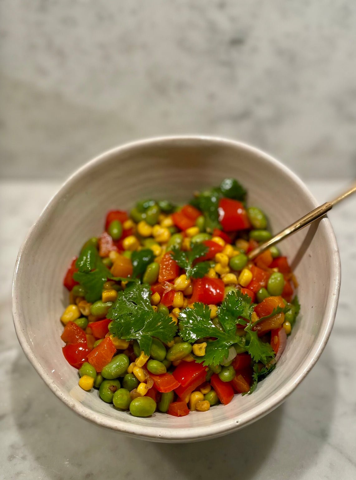 Edamame Succotash — Living with Ivey