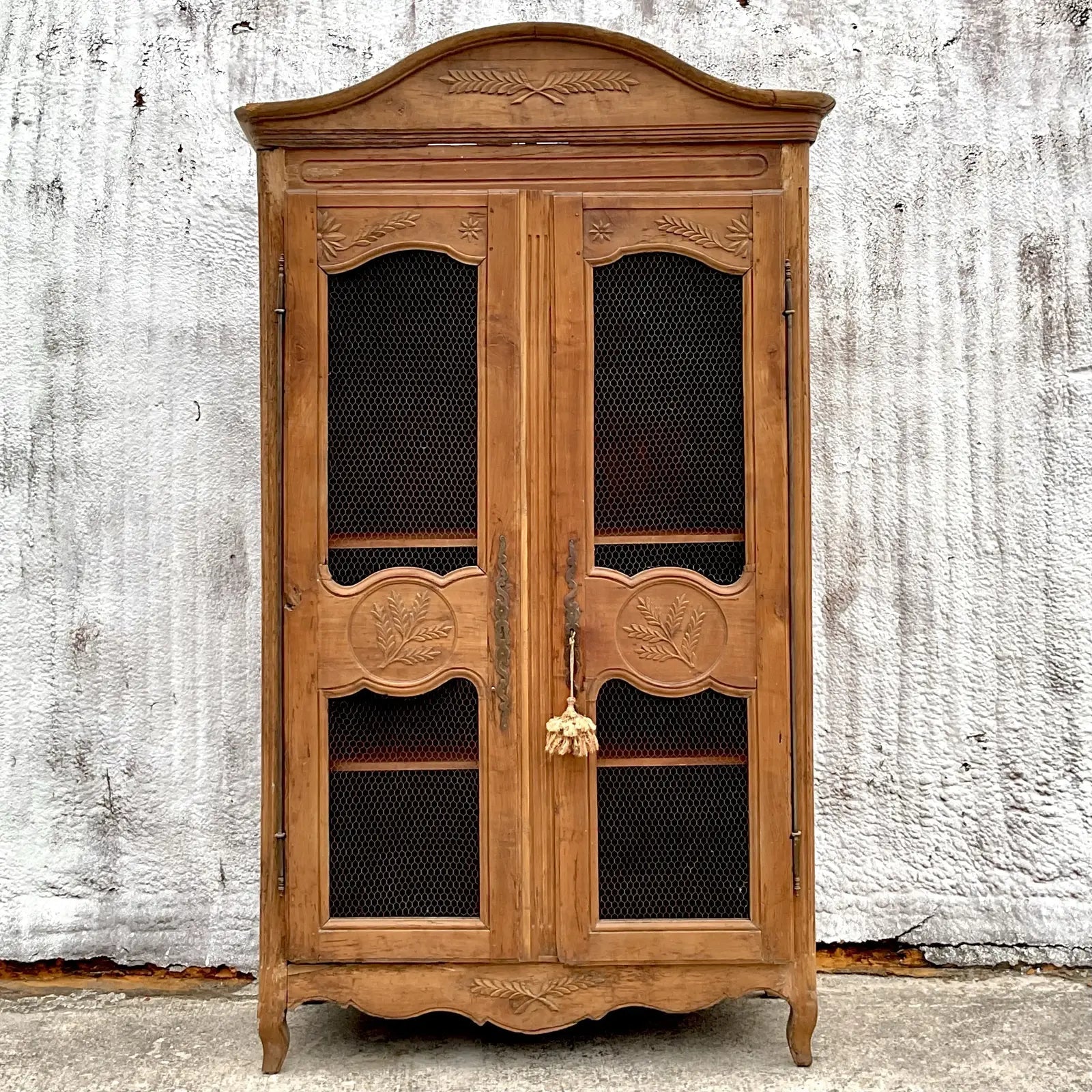 Show Pony | Antique Wood and wire Armoire – Living with Ivey