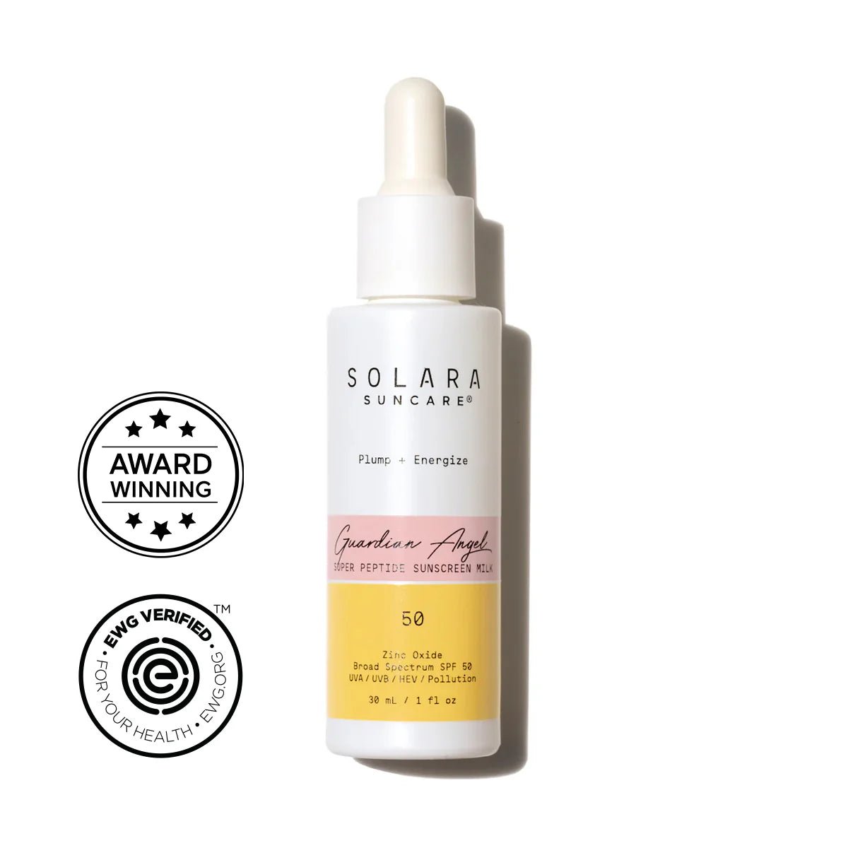 Solara Suncare | Guardian Angel Super Peptide Sunscreen Milk, SPF 50 ...